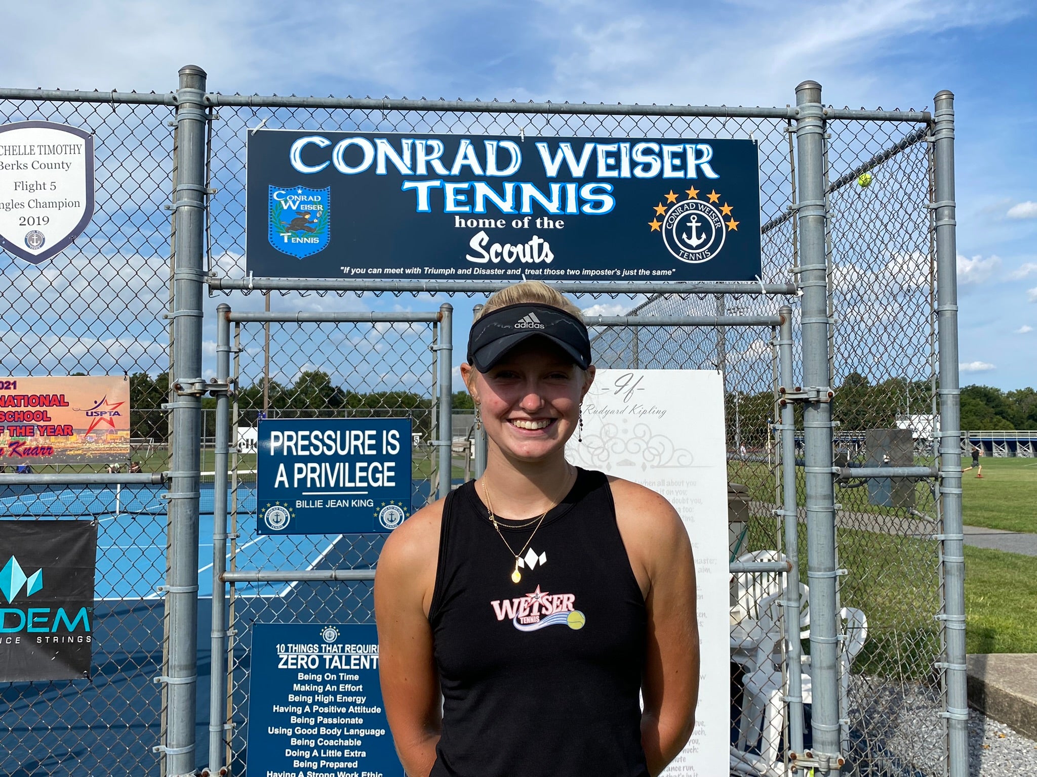 Conrad Weiser tennis standout Emma Perkins – SV SPORTS