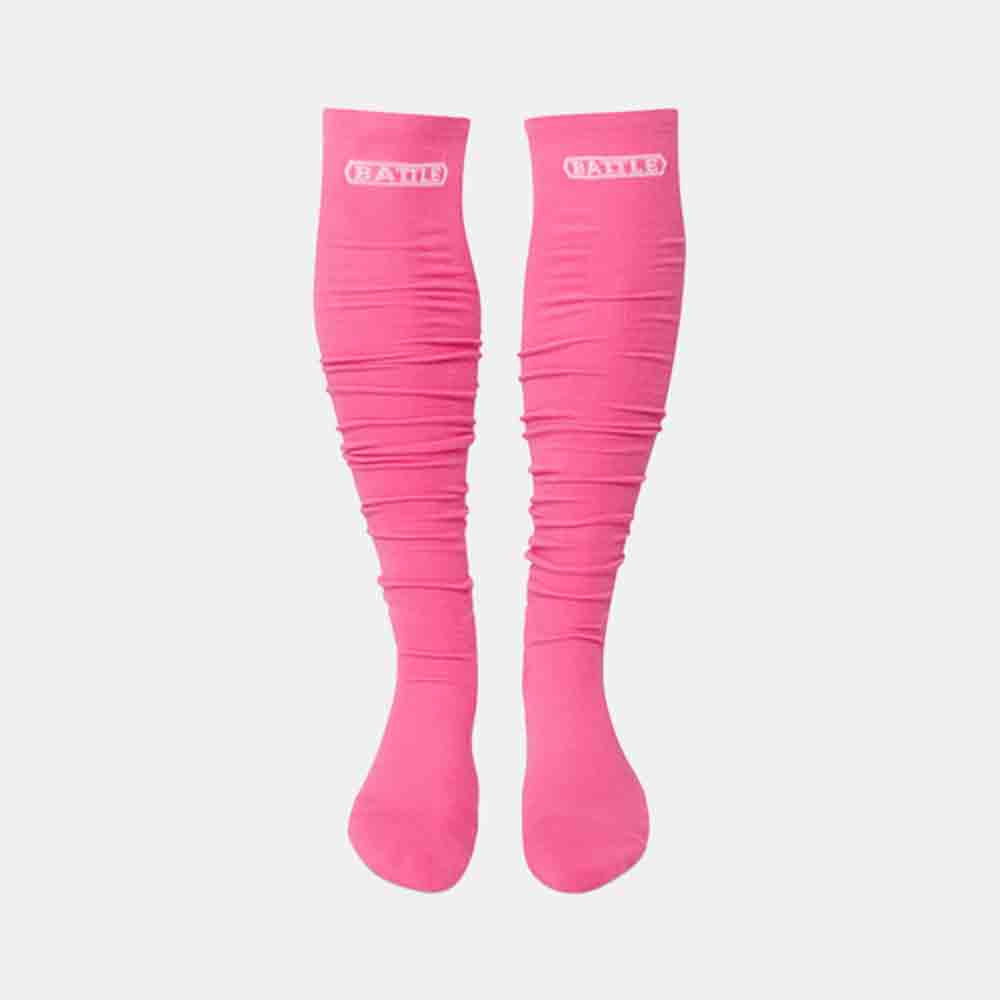 Home | Brands | Battle Sports | Adult Pink Battle Long Socks
